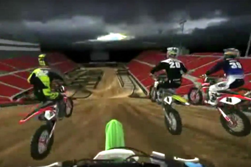 2016 Monster Energy Cup animated track layout