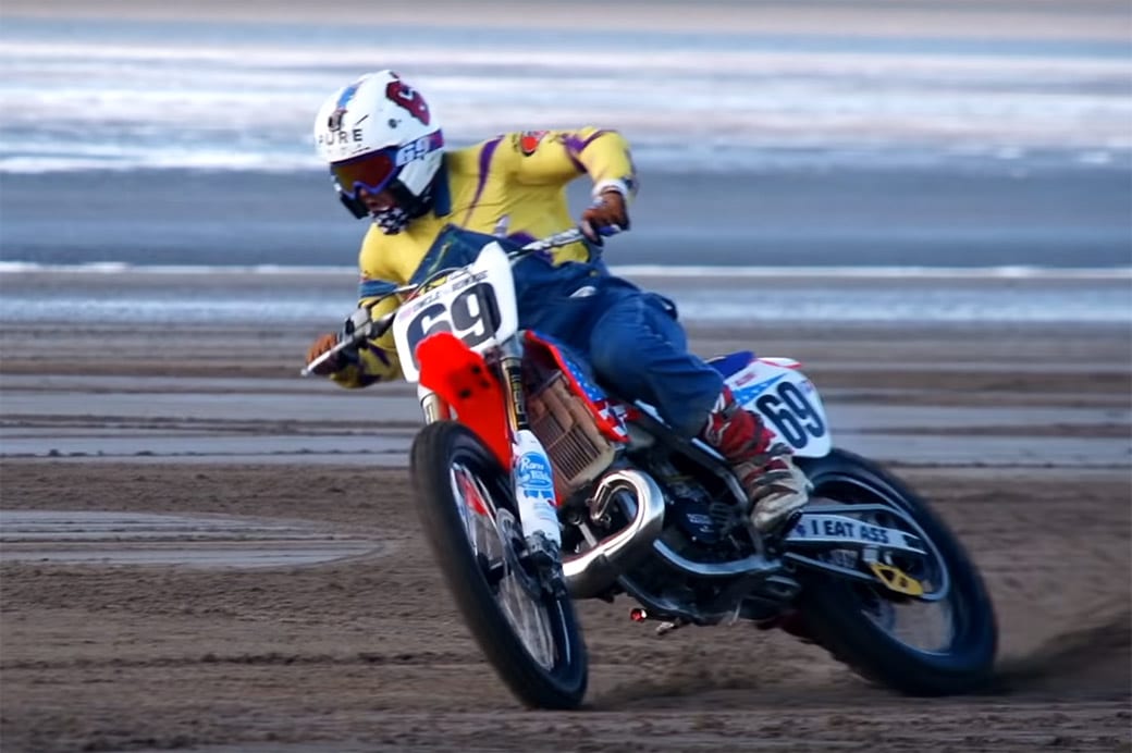 Ronnie Mac shreds Weston Beach on the Screamin' Eagle
