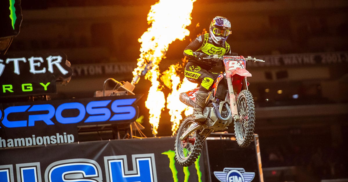 Ken Roczen takes his first victory of the season in Indianapolis