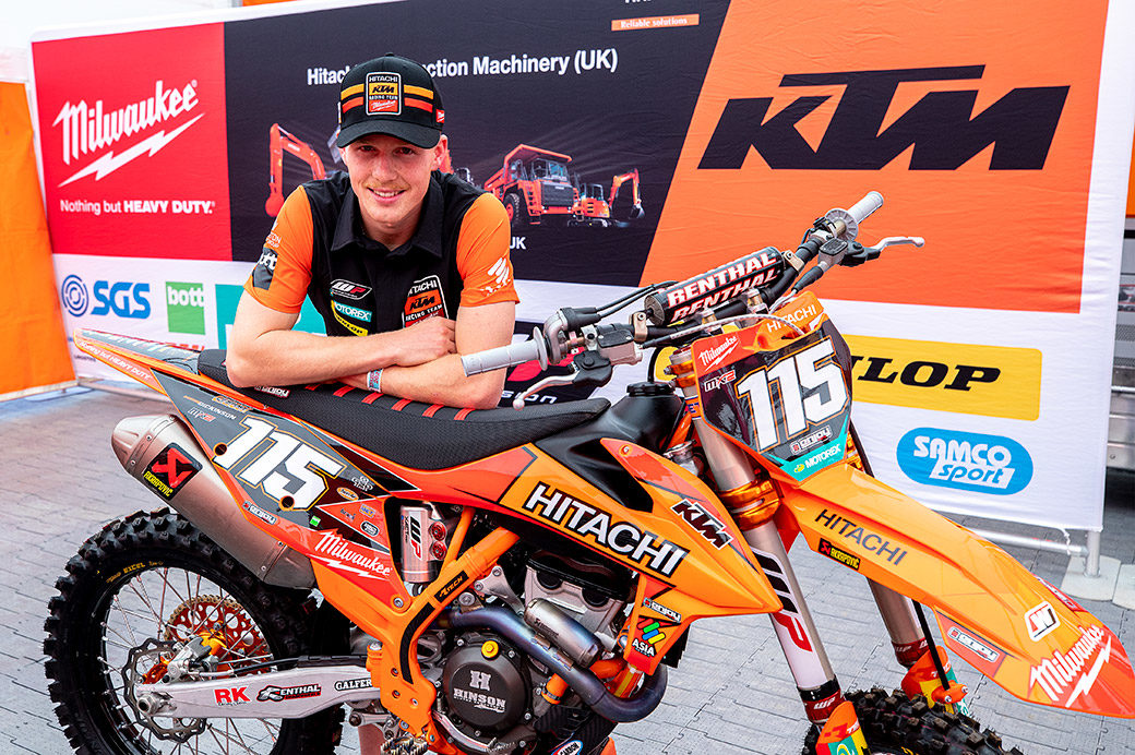 Ashton Dickinson signs with Hitachi KTM fuelled by Milwaukee for MXGP