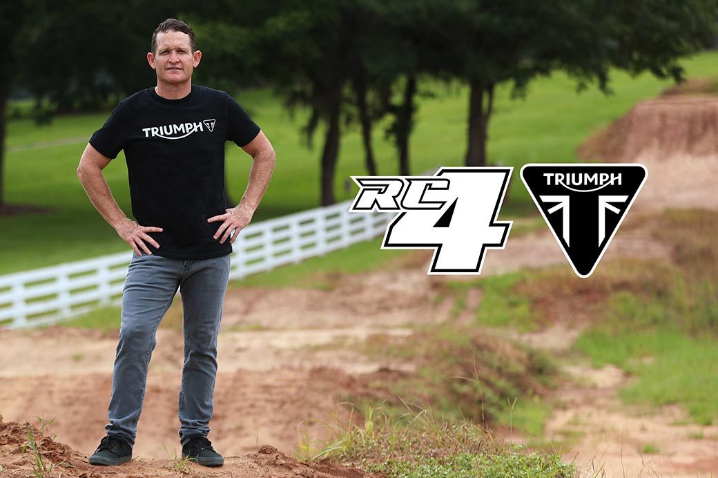 Triumph enters motocross and enduro bike market with Ricky Carmichael
