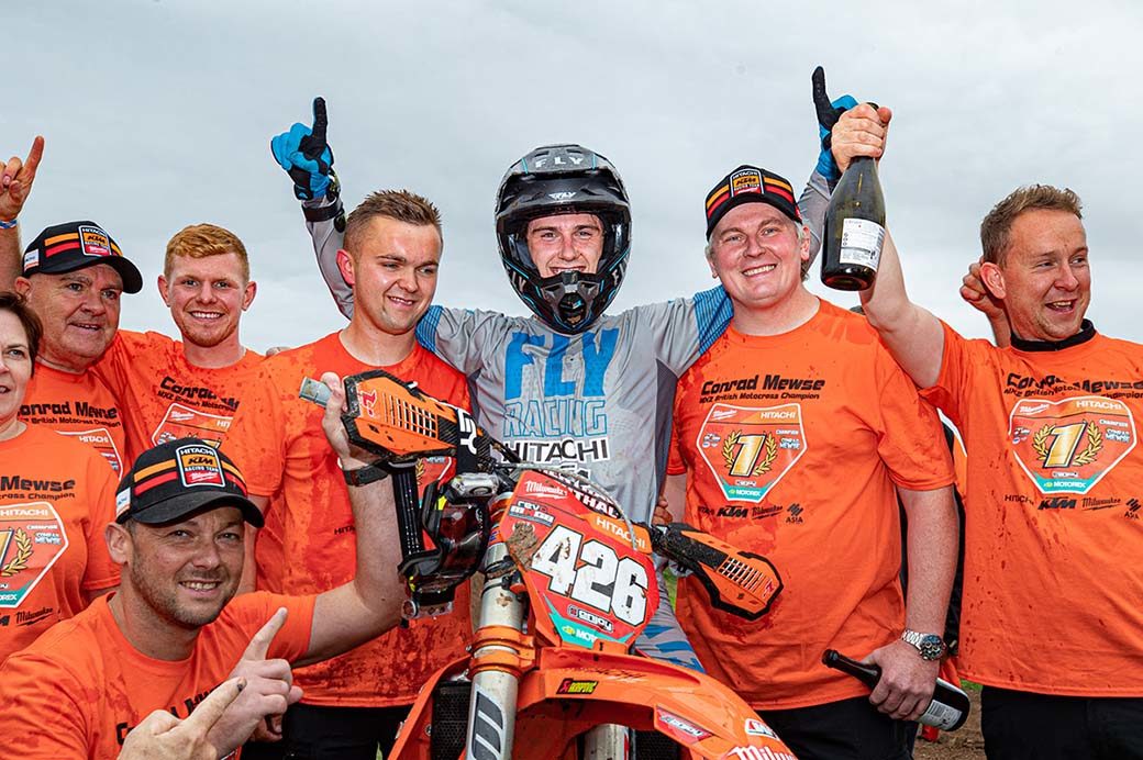 Conrad Mewse wins 2021 MX2 ACU British Motocross Championship