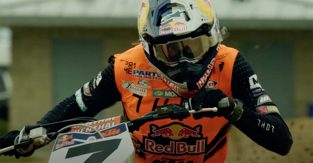 VIDEO: Aaron Plessinger on his Red Bull KTM – First Look