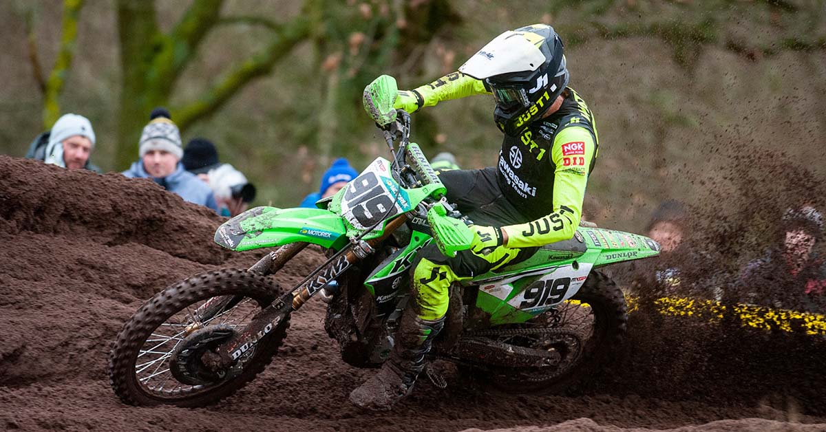 Two holeshots and a second for Ben Watson at Hawkstone International