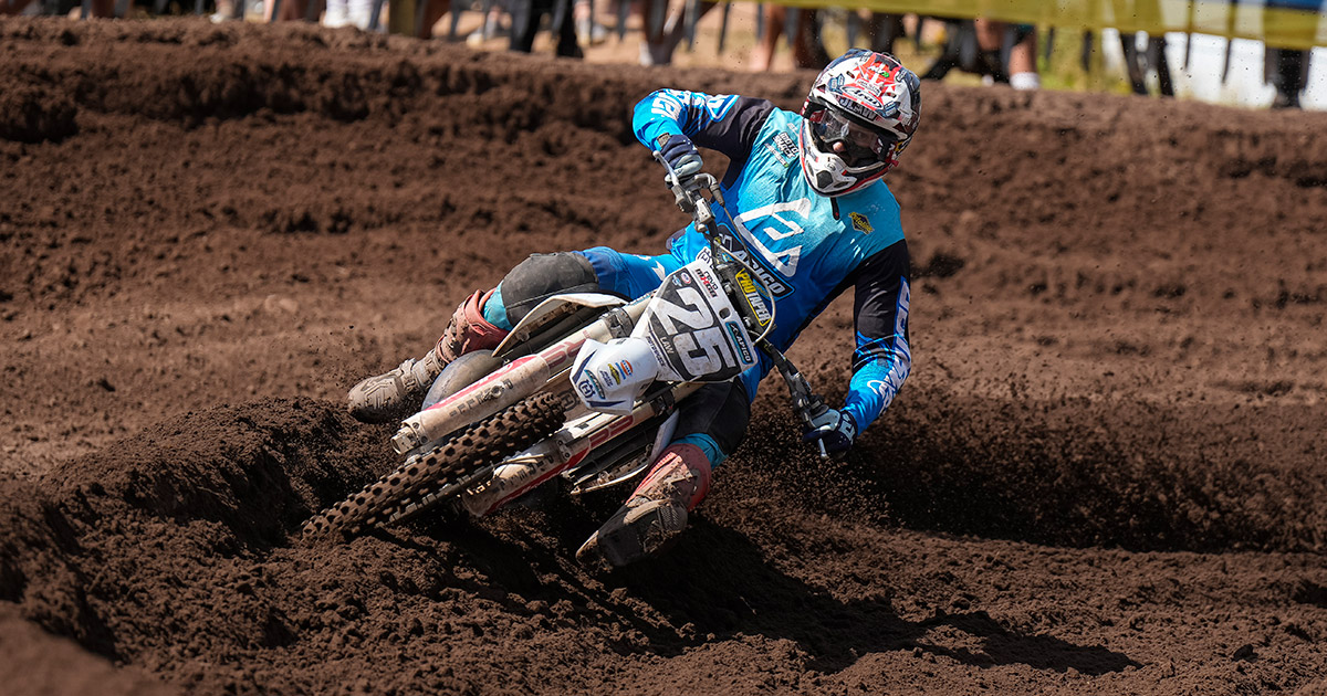 Jamie Law climbs MX Nationals podium at Hawkstone Park